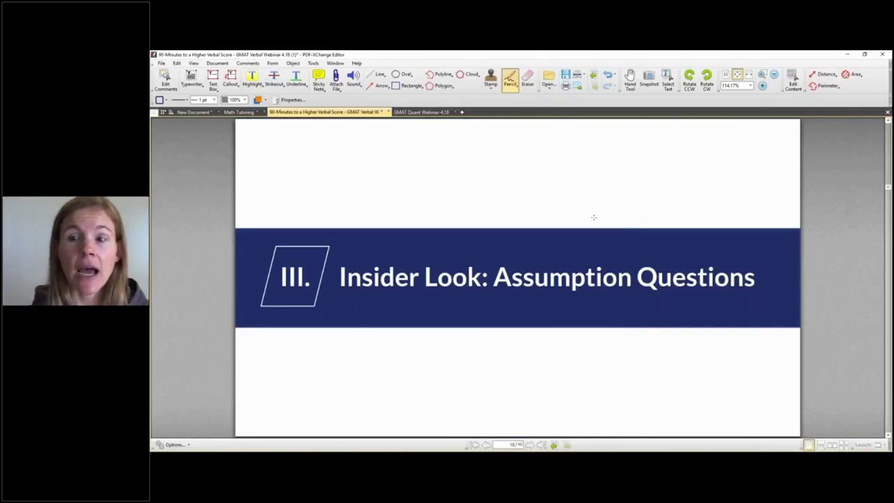 GMATVerbal with Sarah Dasher May Week 4 - YouTube