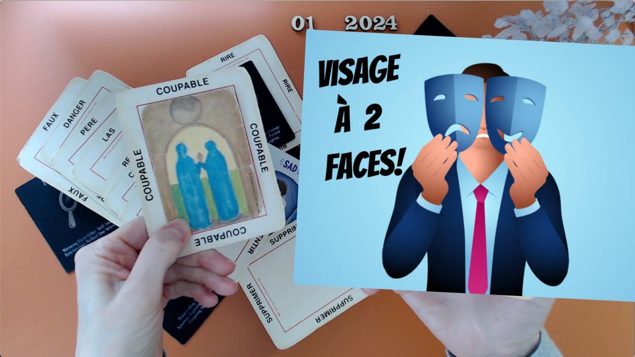 Il regrette de t'avoir menti. Visage à deux faces! Il a peur que tu ...