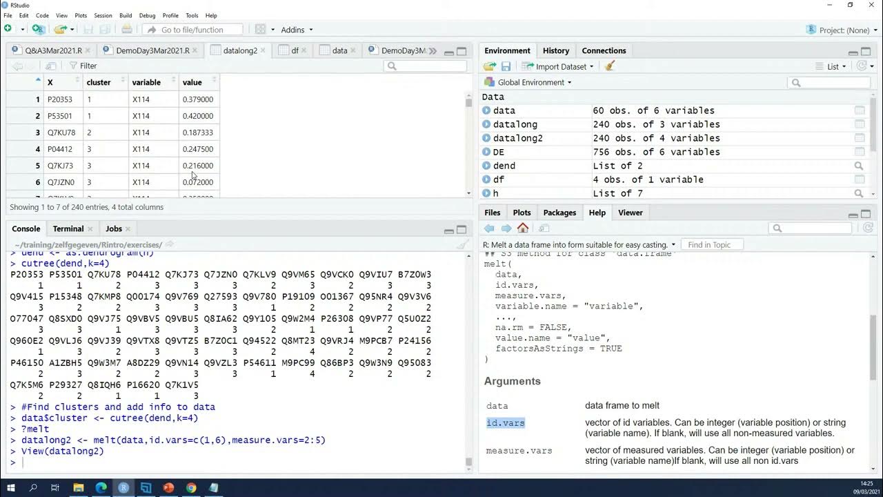 R introduction 133c by VIB Bioinformatics Core - YouTube