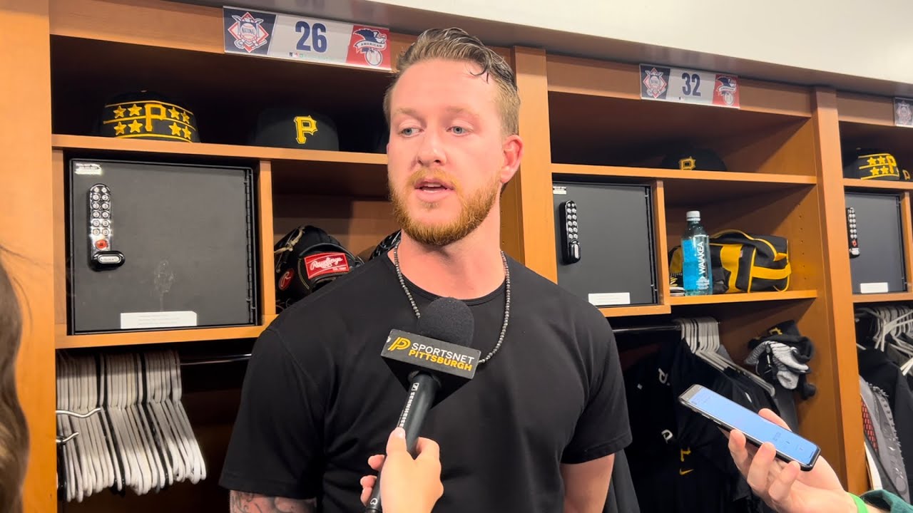 Bailey Falter on earning the win against his former team - YouTube