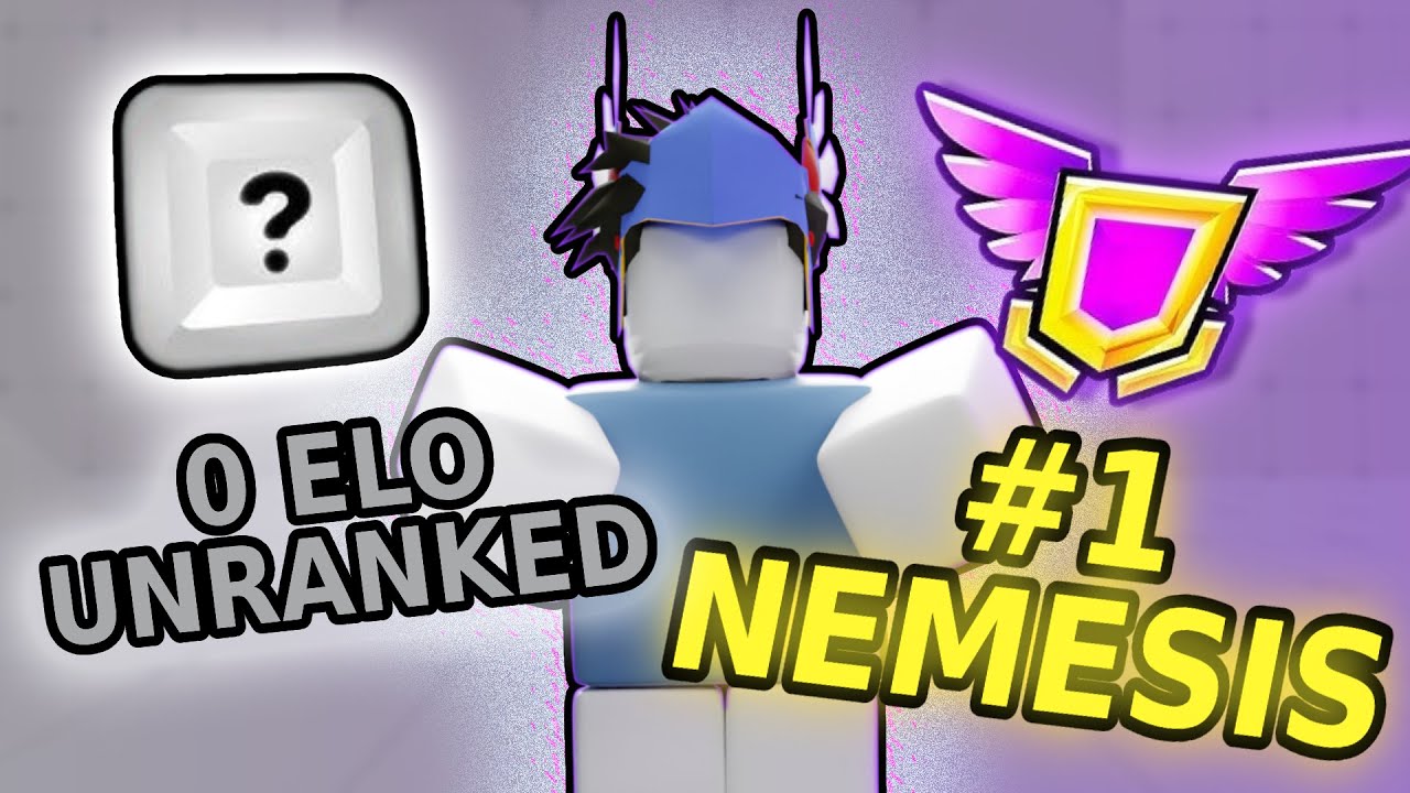 UNRANKED to NEMESIS RANK in Roblox Rivals... - YouTube