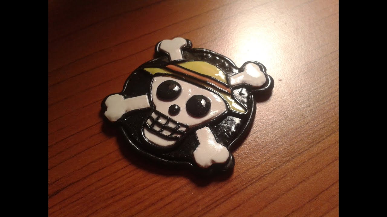 DIY: Polymer clay Tutorial One Piece Logo! - YouTube