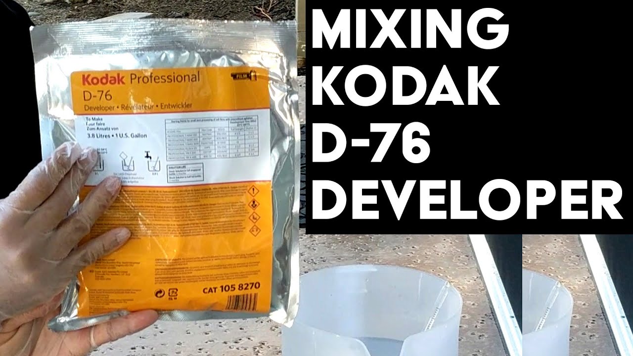 Mixing Kodak D-76 Developer (1 gallon from powder) - YouTube