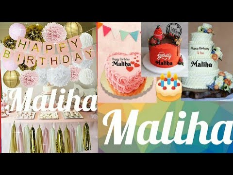 happy birthday maliha | maliha name birthday video with name song ...