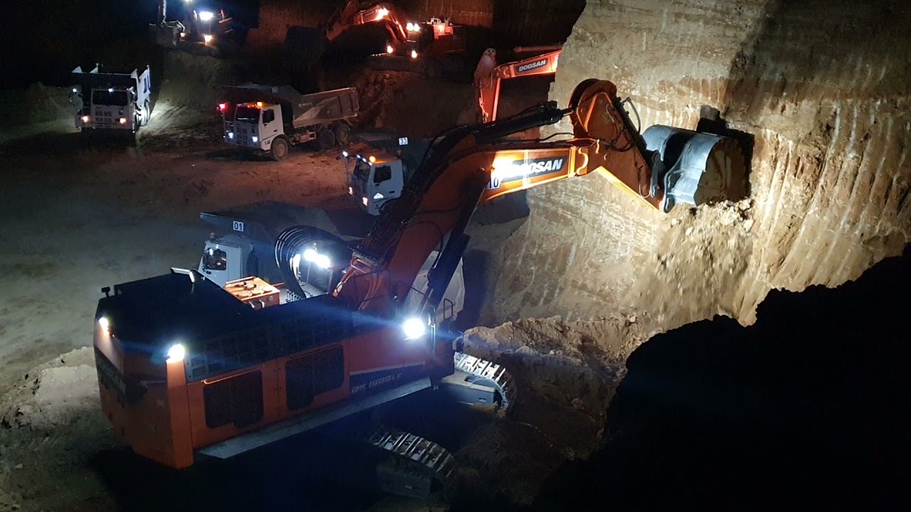 DOOSAN DX1000LC-7 - YouTube