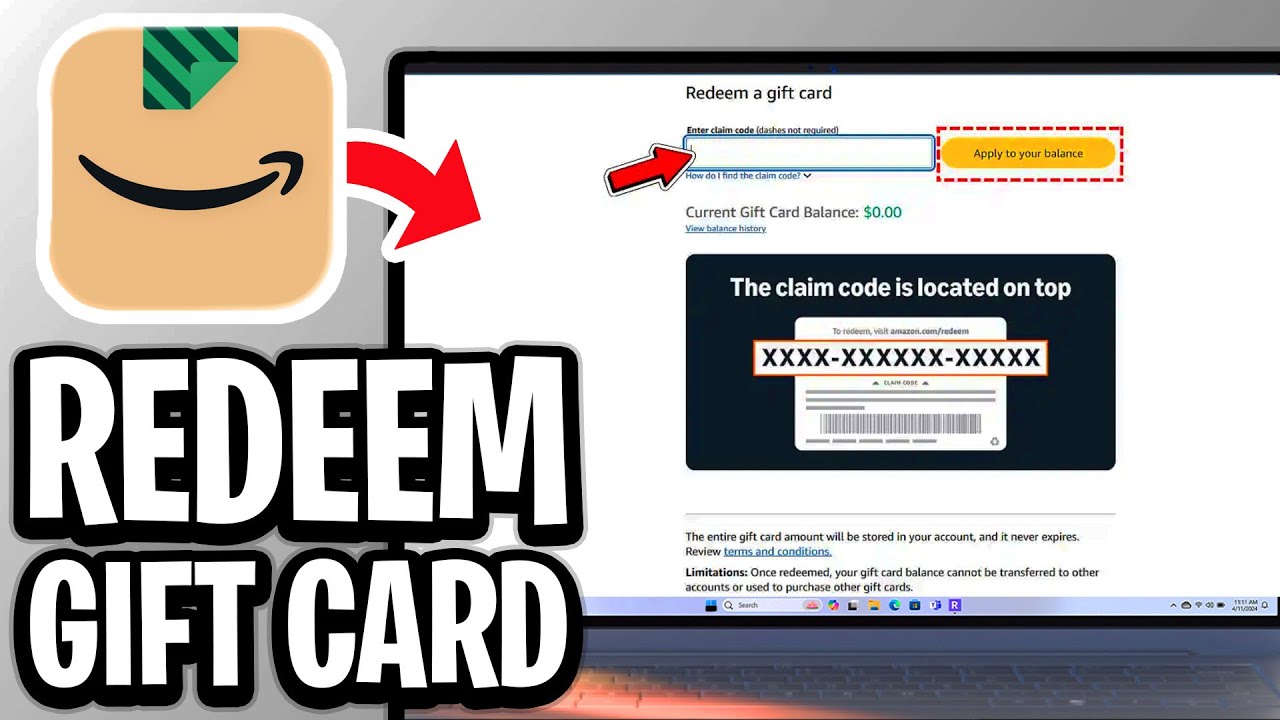 How To Redeem Amazon Gift Card - Full Guide - YouTube