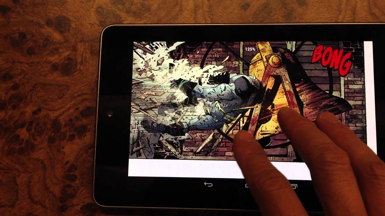 Reading Comics Manga on Android Nexus 7 Tablet - YouTube