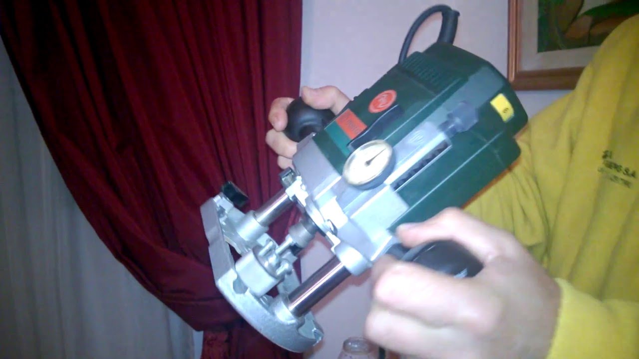 ROUTER O FRESADORA METABO OF E 1229 SIGNAL - YouTube
