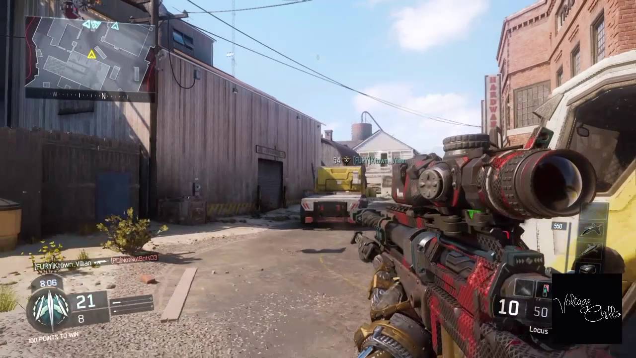 First Gameplay and Commtary BO3 Quick Scoping - YouTube