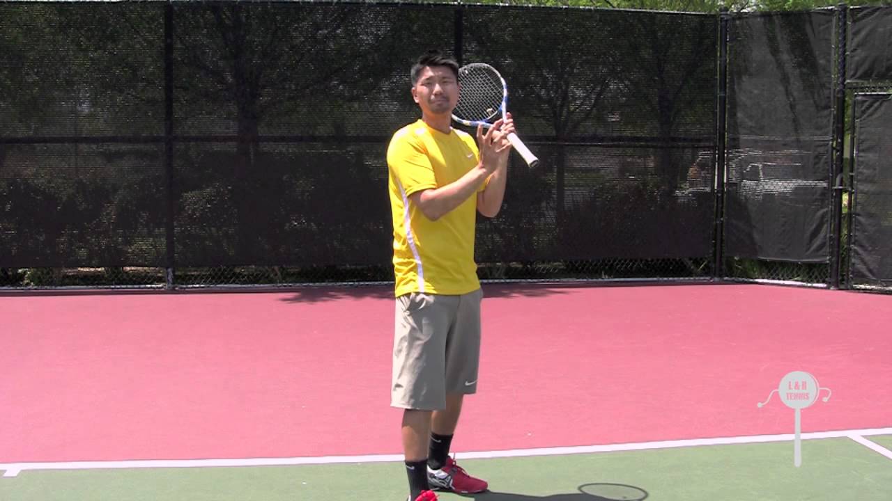 How to hit a Tennis Backhand Slice in HD / Instructional - YouTube