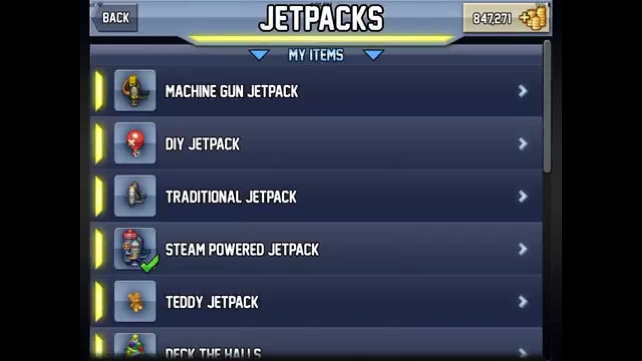 Jetpack Joyride: All Jetpacks (2014) - YouTube
