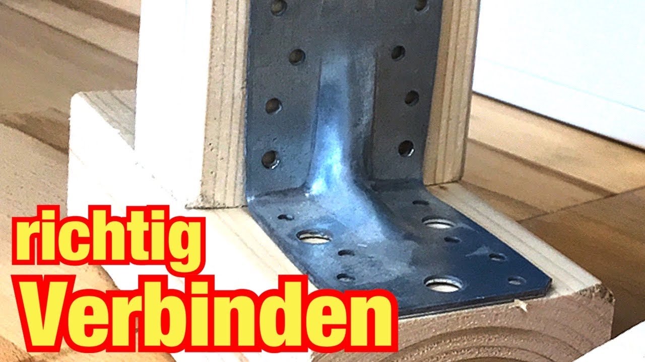 Wie verbindet man Balken richtig? Ich habe es falsch gemacht. - YouTube