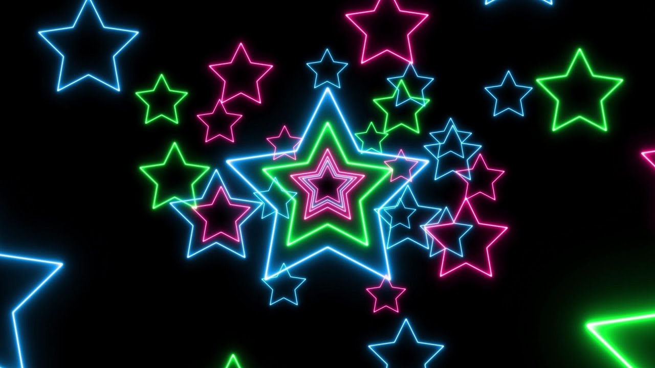 Abstract Laser Neon Light Stars Kine Master Effect Overlays - YouTube