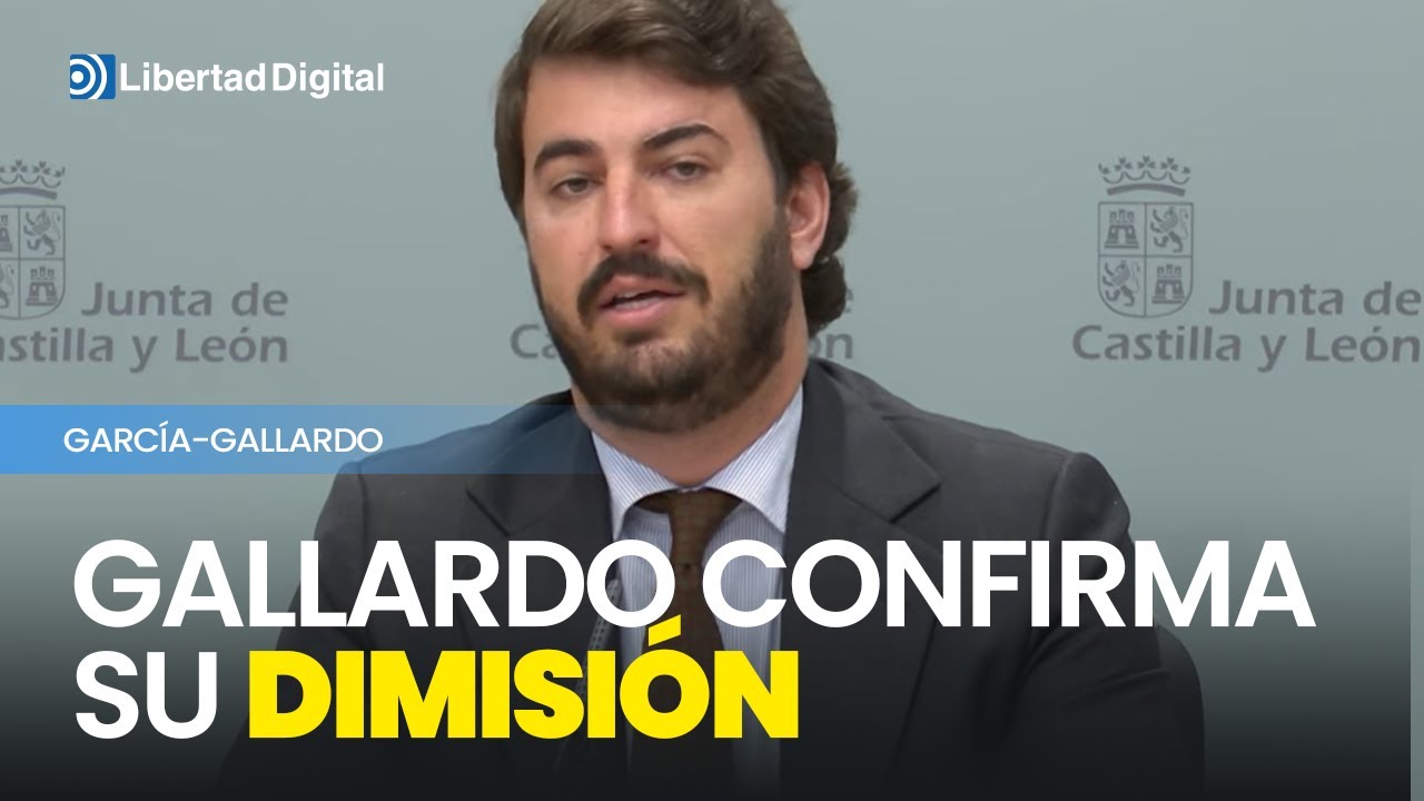 García-Gallardo confirma su dimisión en el Gobierno de Castilla y León ...