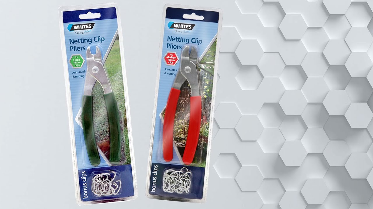 Easy ring-clip for mesh and wire - YouTube