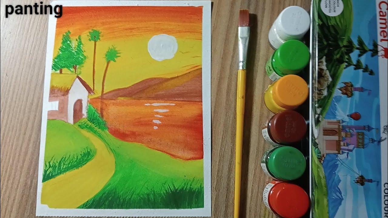 very 😃 very 😃 easy panting step by step 💜 tutorial - YouTube