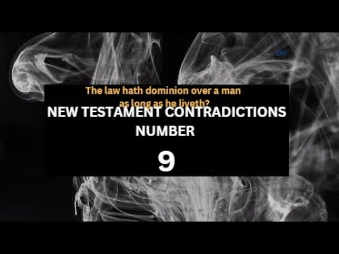 NEW TESTAMENT CONTRADICTION NUMBER 9 #bible #newtestament - YouTube
