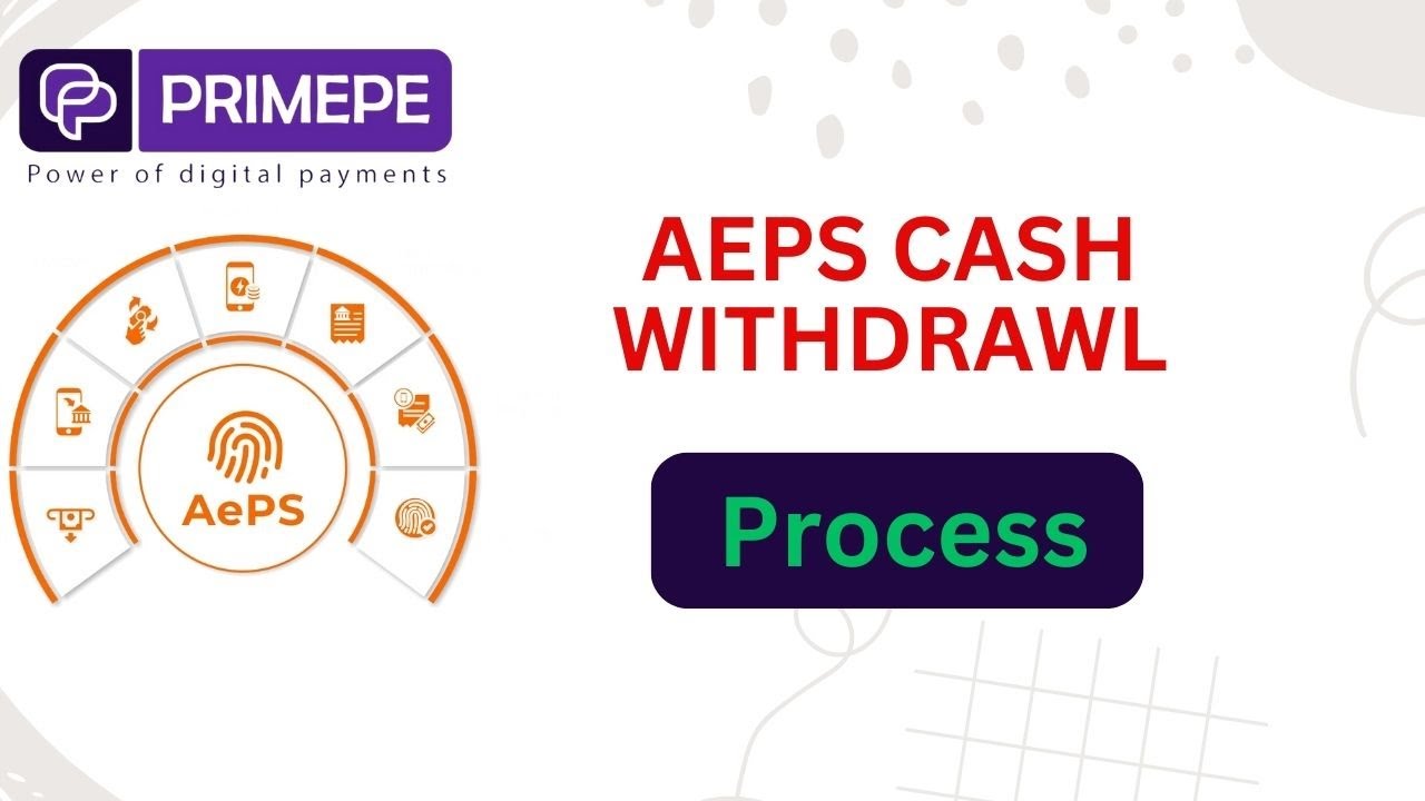 PRIMEPE AEPS Cash withdrawl process|| PRIMEPE లో క్యాష్ విత్ డ్రా ...