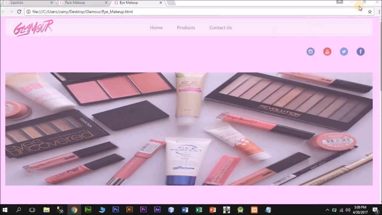 How to make good looking Html 5 website with CSS - YouTube