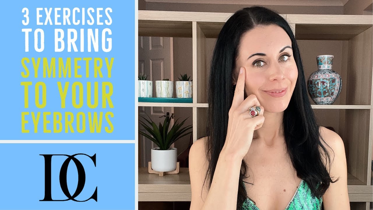 3 Exercises To Bring Symmetry To Your Eyebrows - YouTube
