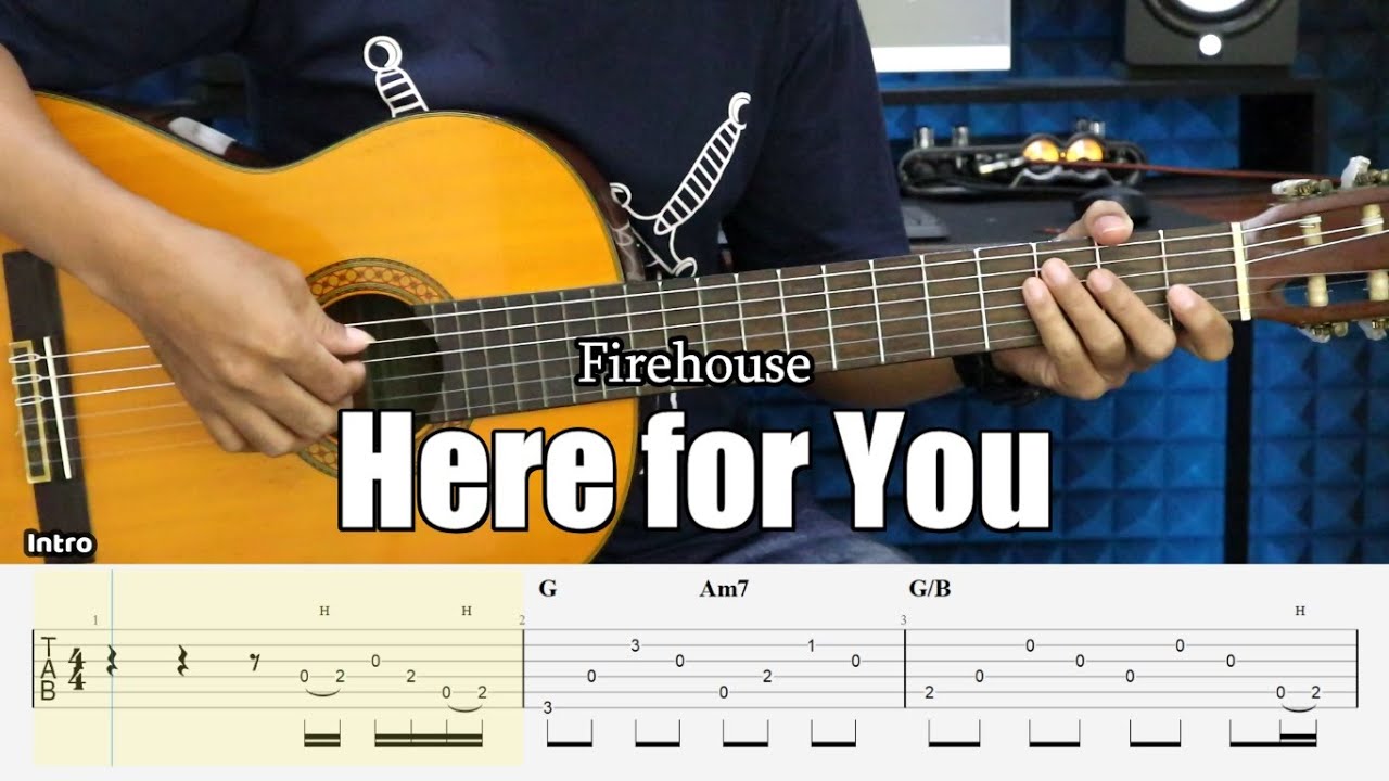 Here for You - FireHouse - Fingerstyle Guitar Tutorial + TAB & Lyrics ...