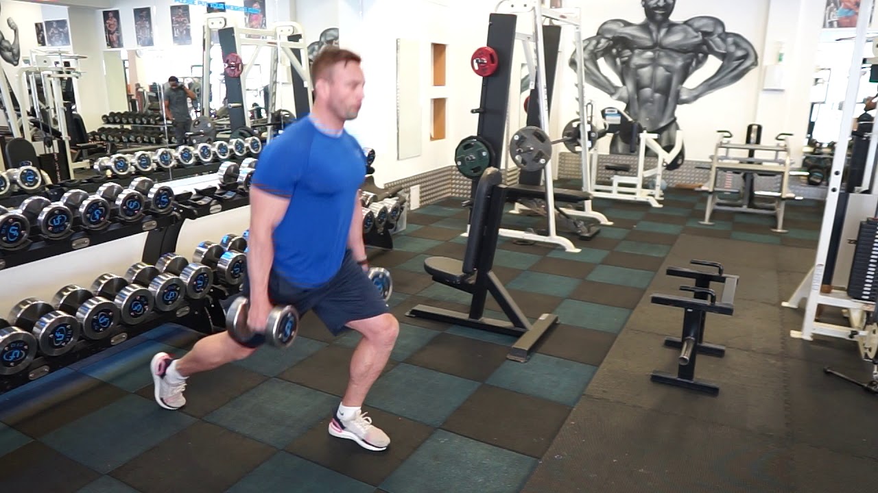 DB Lunge Matrix - YouTube