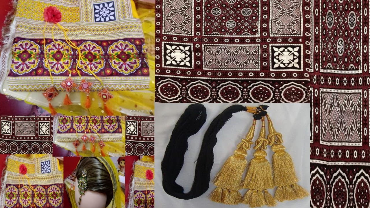 Easy Way To Tie A Paranda | Sindhi Cultural Day Hairstyle - YouTube