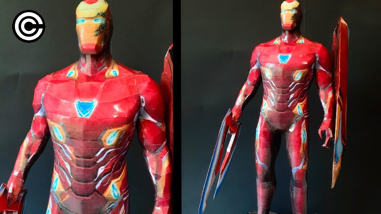 iron man / Avengers Infinity War / Papercraft - YouTube