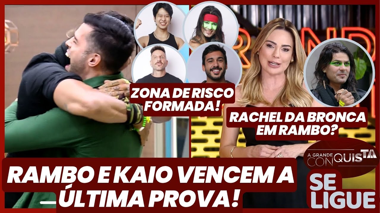 A Grande Conquista - Rambo e Kaio vencem a última prova! Rachel deu Bronca? + Zona de Risco ...