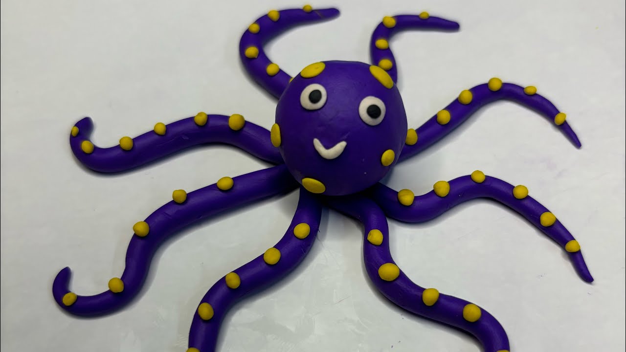 How to make an Octopus with Clay | DIY Clay octopus 🐙 - YouTube