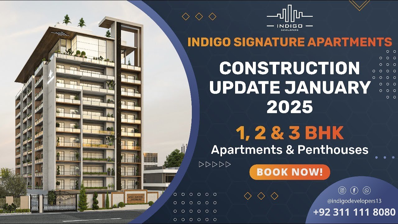 Indigo Signature Apartments | Construction Update January 2025 | A Project by Indigo Developers ...