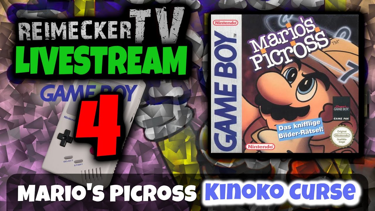 Livestream - Marios Picross (Gameboy) Teil 4 - YouTube