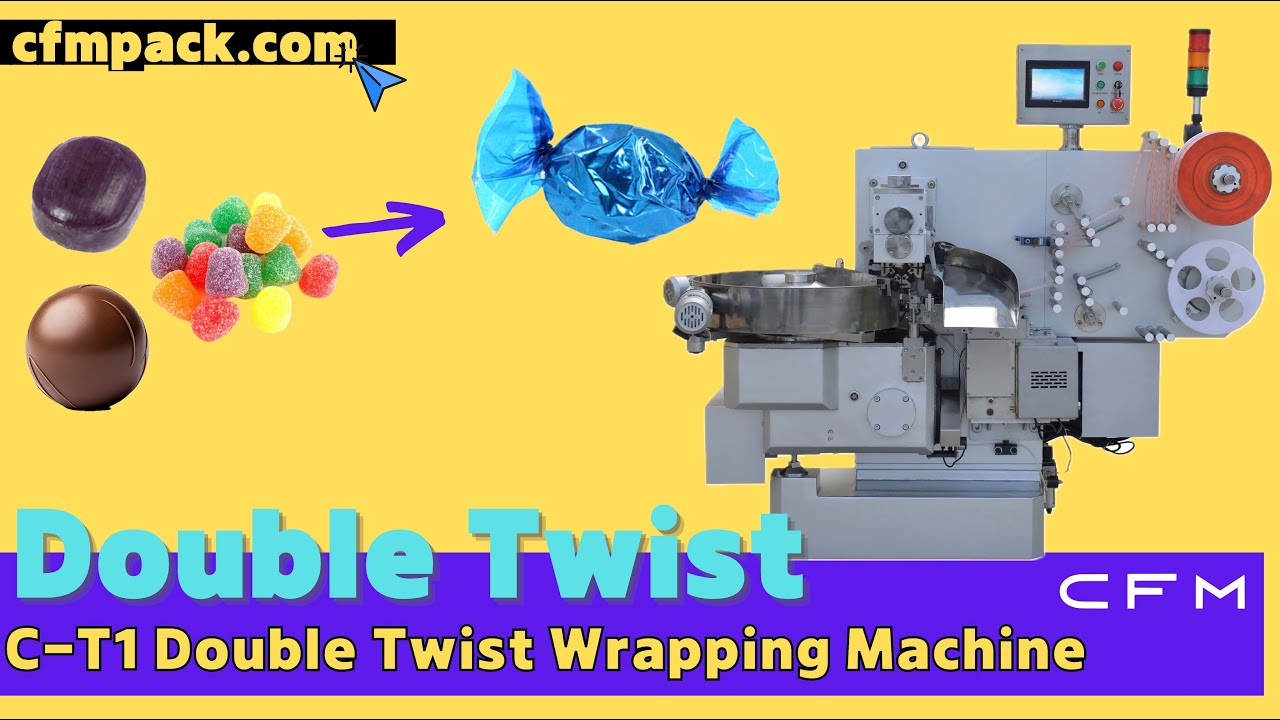 C-T1 Double Twist Wrapping Machine | For Chocolate, Gummy, Candy ...