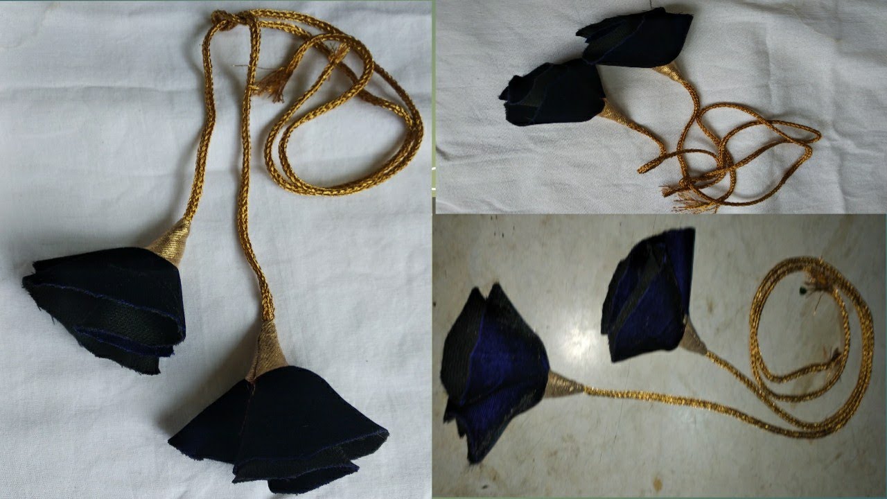 Makhmal Fabric Hanging Flowers - YouTube