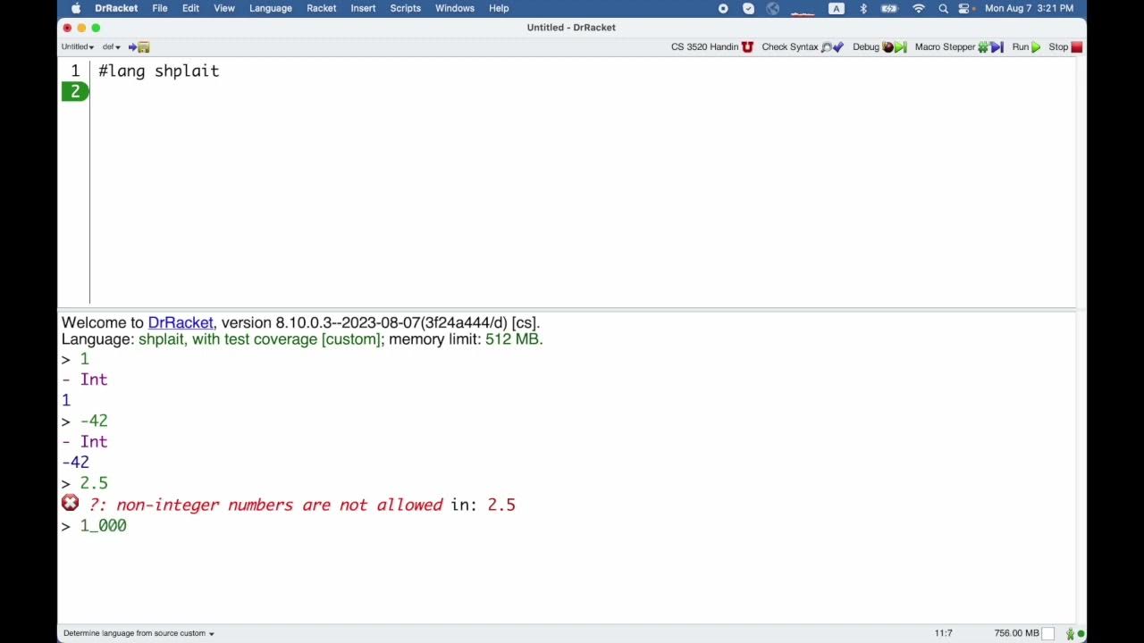 Shplait Tutorial 1 - simple values and types - YouTube