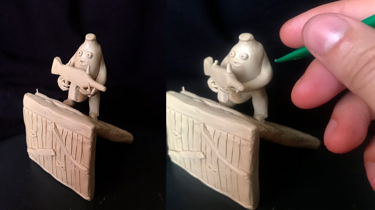 Peely - Polymer Clay [Fortnite Battle Royale] - YouTube