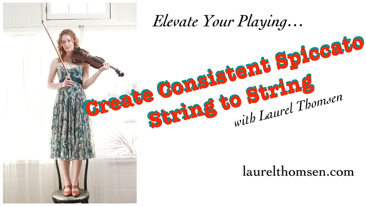 Spiccato: creating a consistent bounce string to string - YouTube