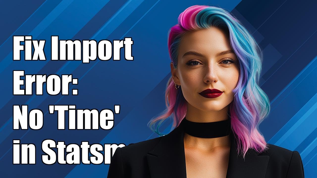 Fixing Importerror Cannot Import Name Timeseries In Statsmodels