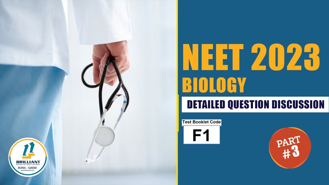 NEET 2023 Biology Question Paper Discussion | NEET 2023 Biology Solved ...