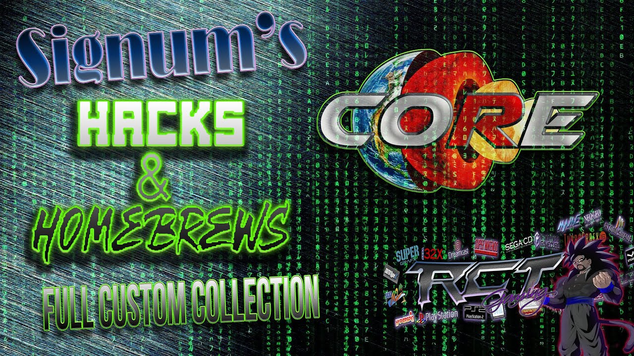 Signum's System Hacks and homebrews pack for CORE (RetroFe) build - YouTube