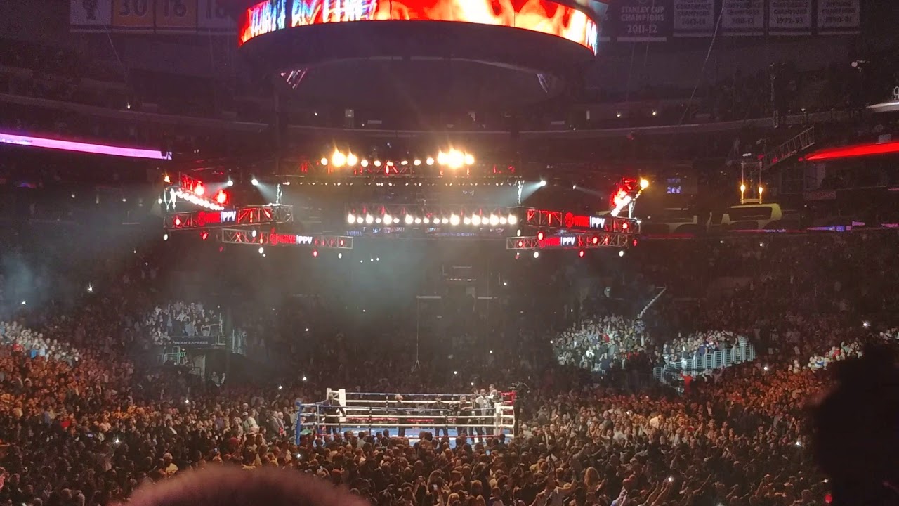 Wilder vs. Fury Staples Center Dec. 1st 2018, Fury Entrance - YouTube