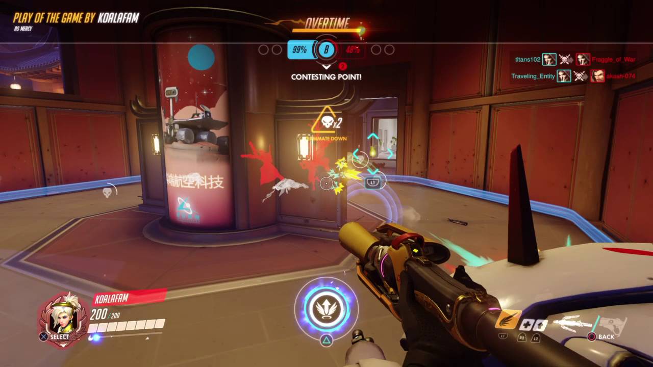 Overwatch Mercy Play of the Game - YouTube