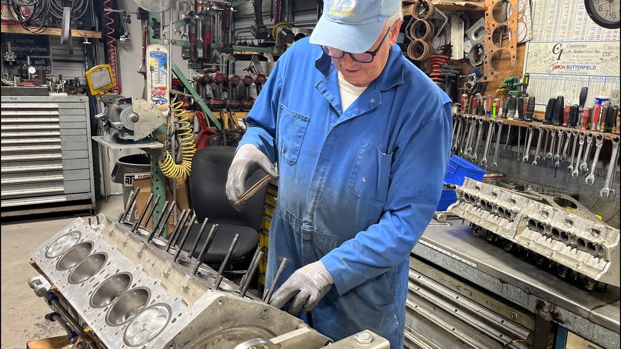Peter Aardema and Kevin Braun are assembling the new 5 L V12 take 2 ...