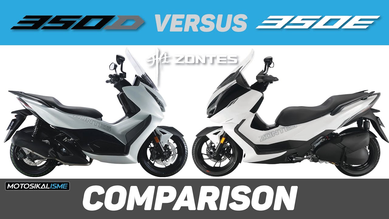 ZONTES 350D VERSUS 350E | BACK TO BACK COMPARISON - YouTube