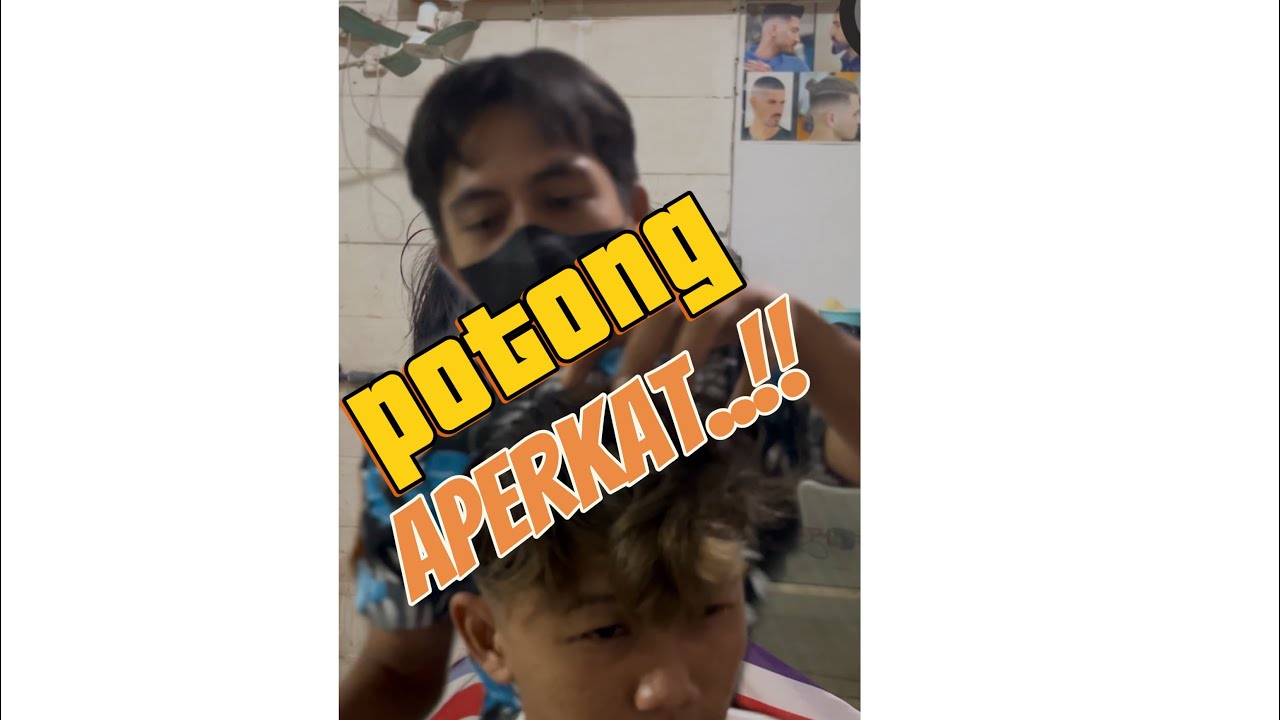 potong model rambut aperkat..!! tutorial potong rambut - YouTube