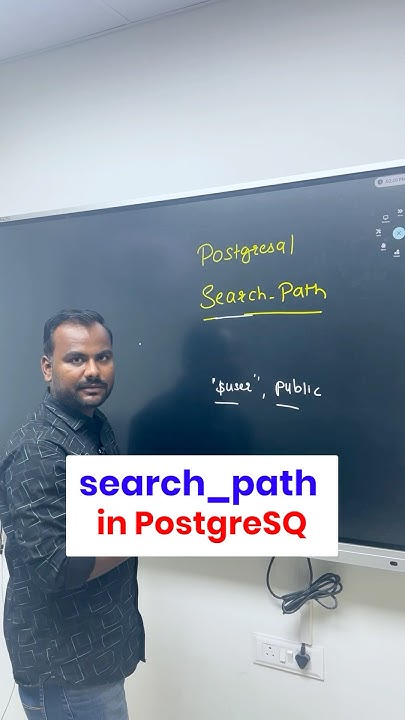 Understanding search_path in PostgreSQL with Ankush Sir - YouTube