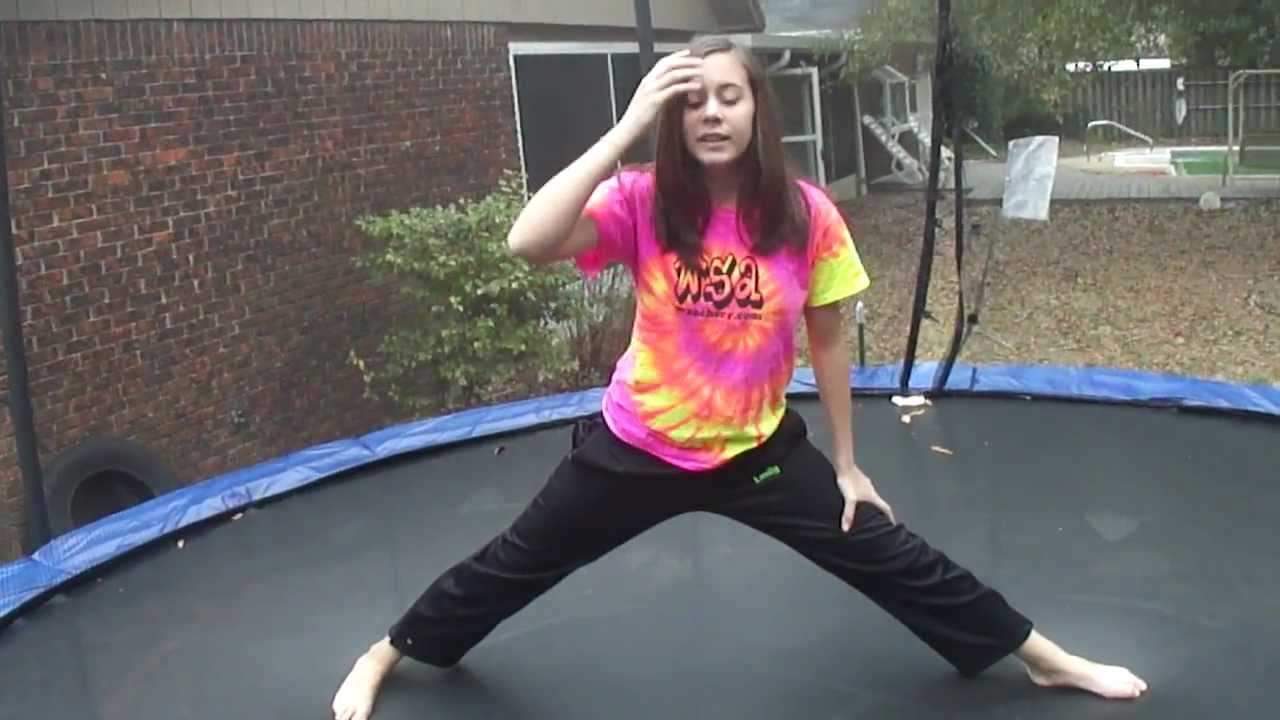 cheer tumbling and splits tutorial PART-1!! - YouTube