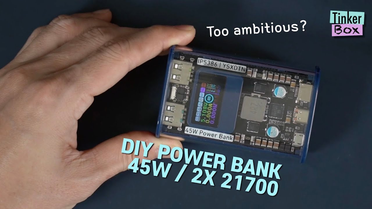 DIY Power bank that was too ambitious - YouTube