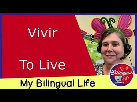 Spanish Verb Vivir To Live Present Tense Conjugation - YouTube