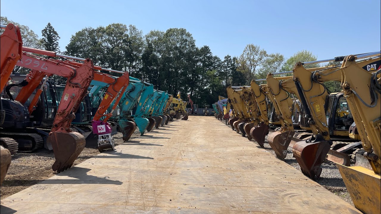 Excavators Machinery stock in Japan | Constructions Equipment Made in ...